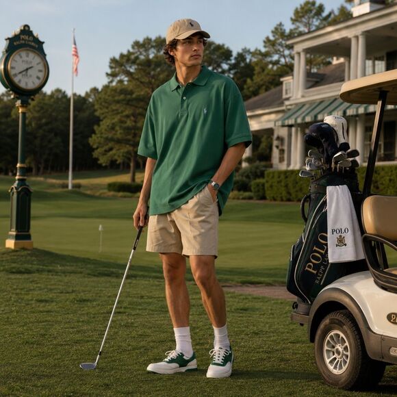 Polo Ralph Lauren | Shirts | Polo Ralph Lauren New Men Polo Shirt Green ...